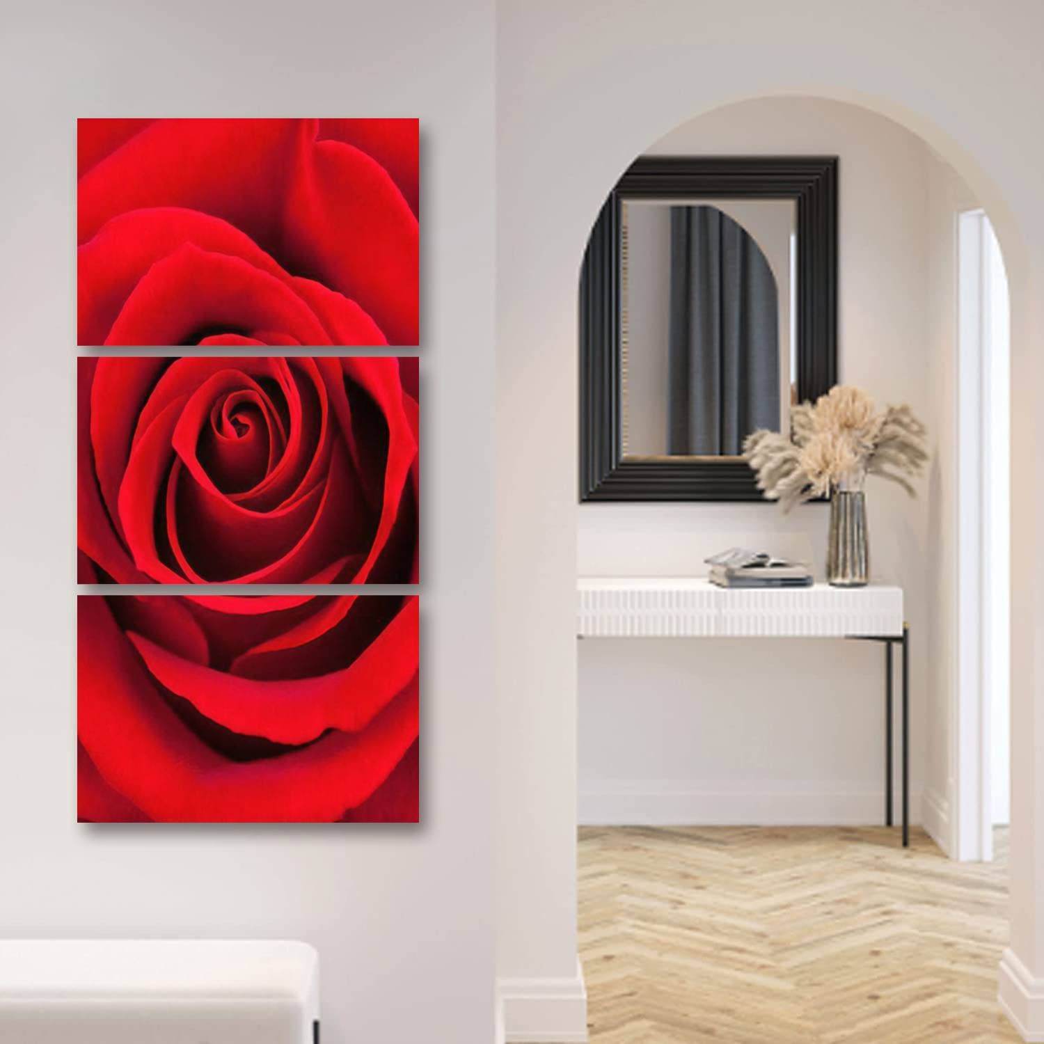 Red Rose Mirror