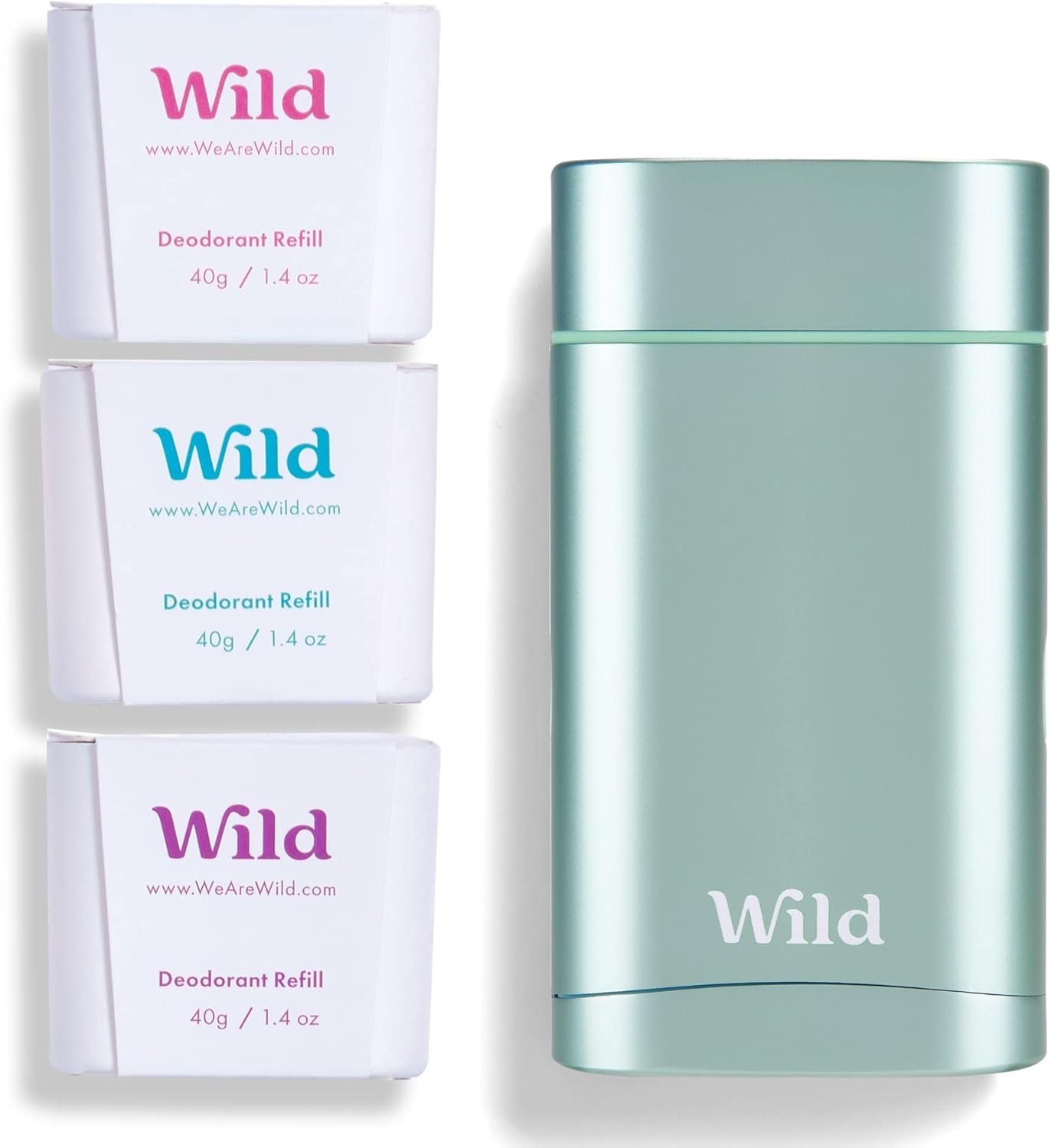 Wild - Deodorante Naturale Ricaricabile - Senza Alluminio - Astuccio ...