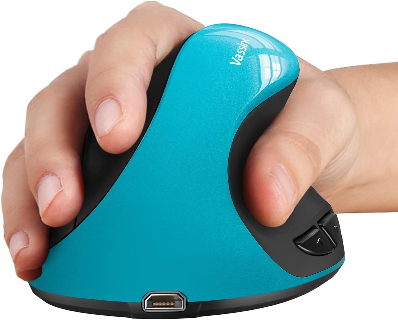 Vassink Ergonomic Mouse, Rechargeable Wireless Mouse Right Handed Small ...