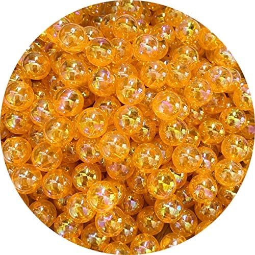 Amazon.com: LIMAOLLY 1000pcs 6mm Bubble Beads Acrylic Round Ab Beads ...