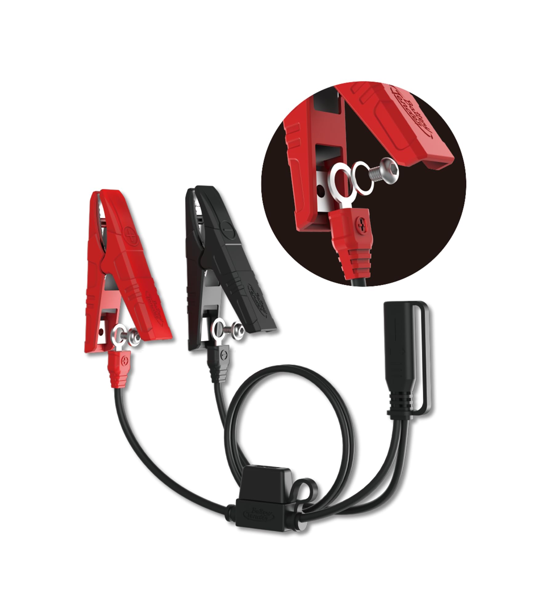 Snapklik.com : Alligator Clip And Ring Terminal Battery Charger ...