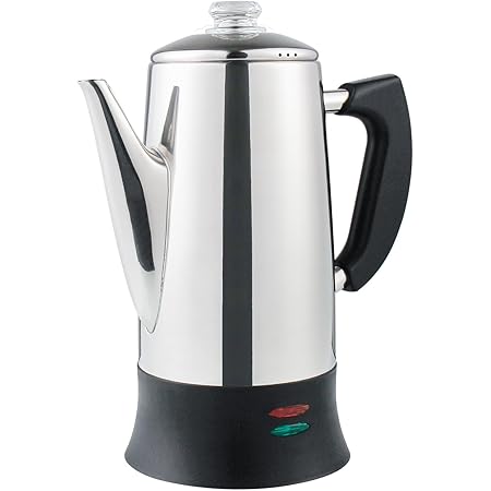 Amazon.com: Elite Gourmet EC-120# Electric Coffee Percolator with Keep ...