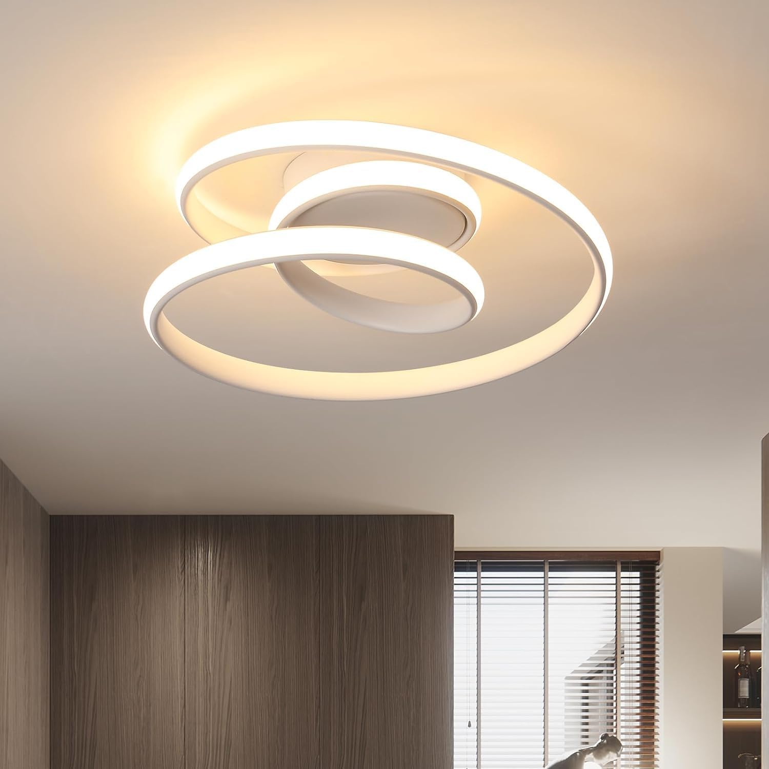 Comely Lampada da Soffitto LED, 36W Plafoniera LED Moderna per Camera ...