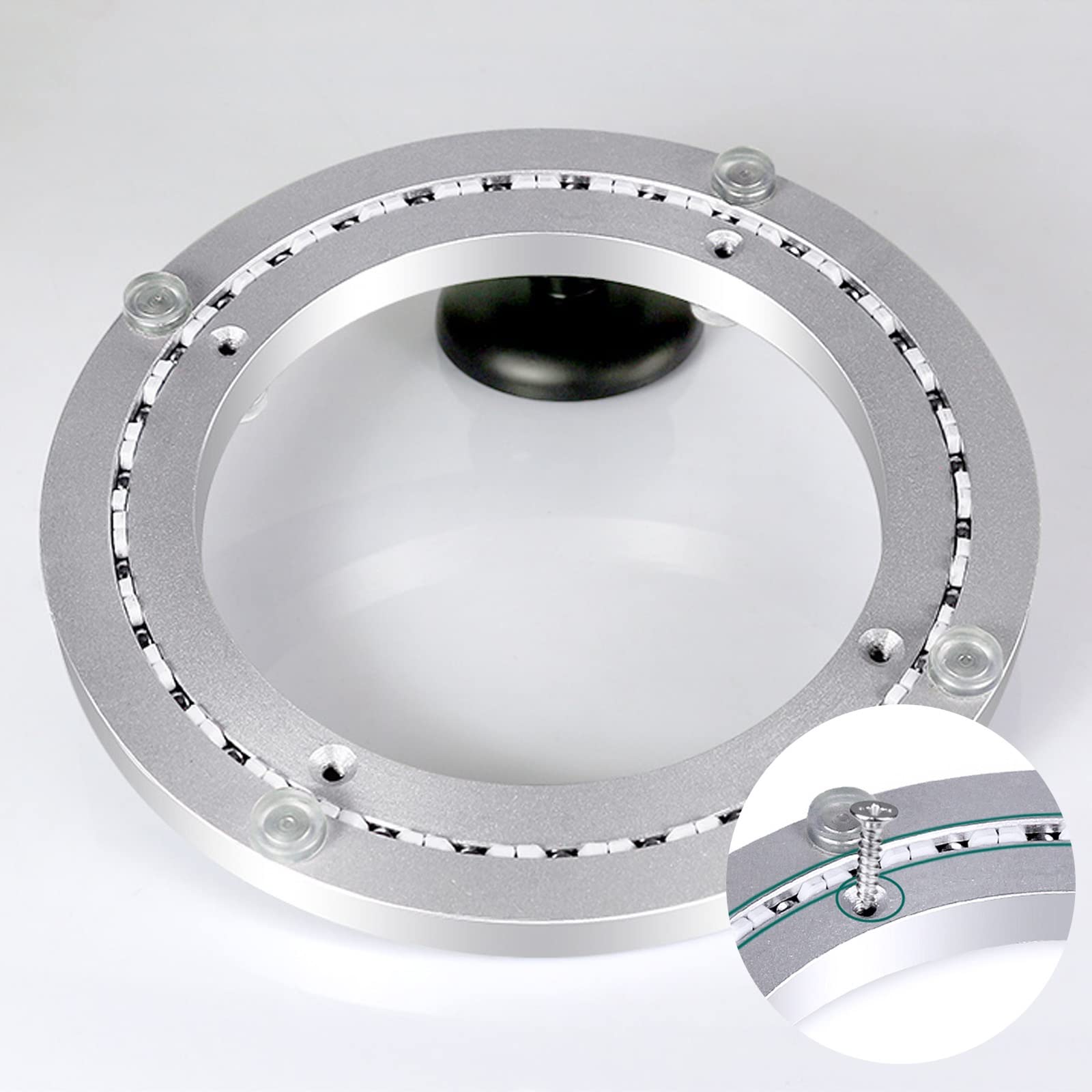 Amazon.com: WORDFUN Heavy Duty Aluminium Rotating Bearing Turntable ...