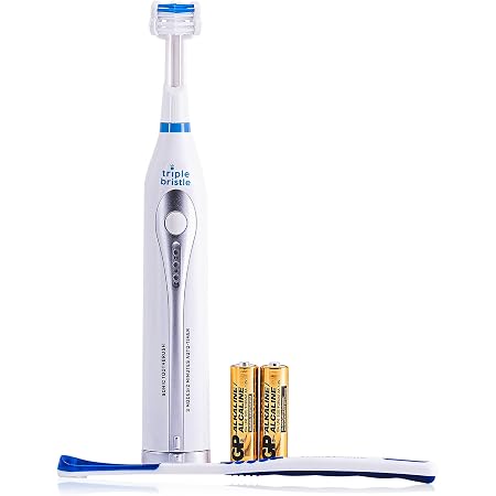 Amazon.com: Triple Bristle Original Sonic Toothbrush | Rechargeable ...