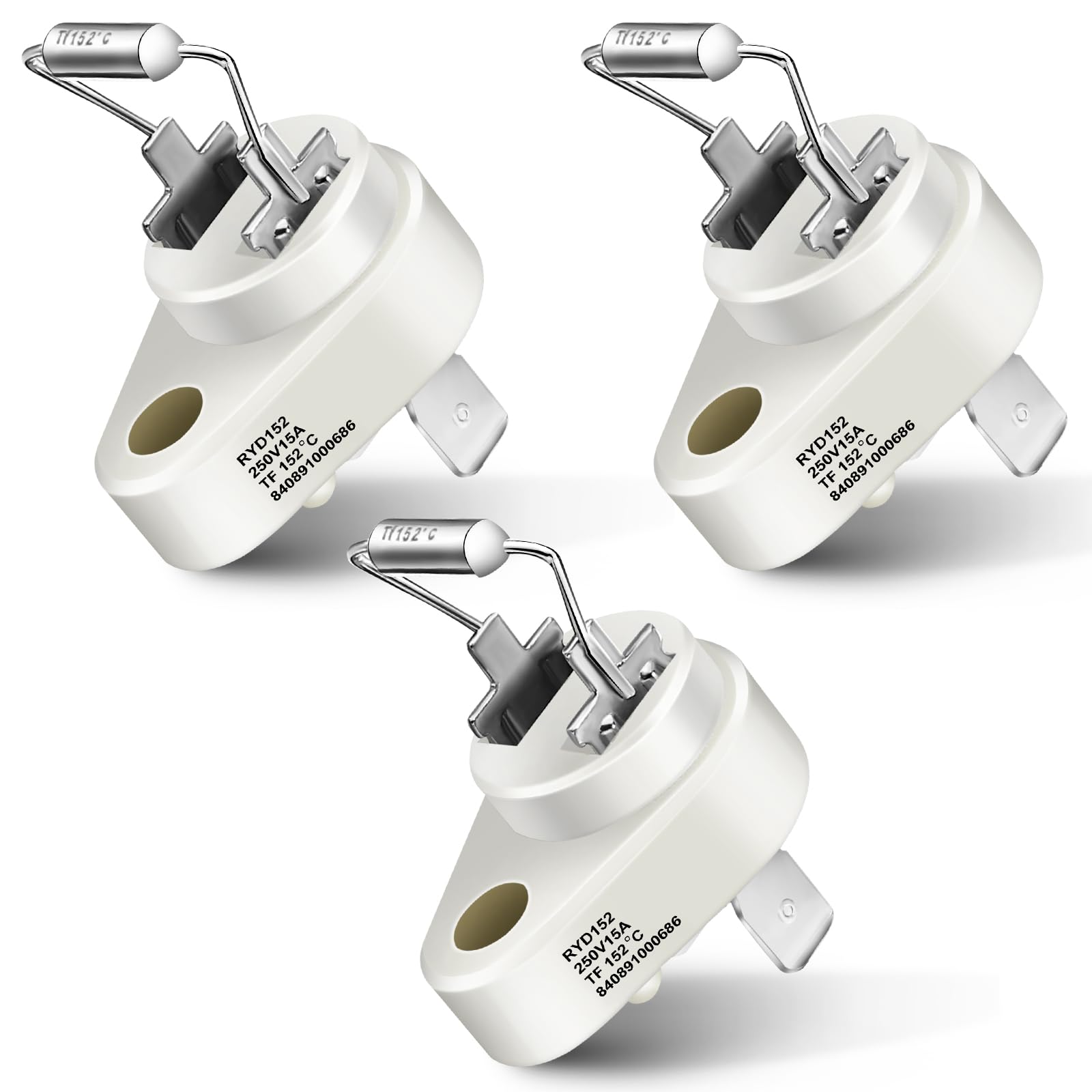 Amazon.com : Dreyoo 3 Pack Thermal Cut Off Fuse 152°C, Compatible with ...