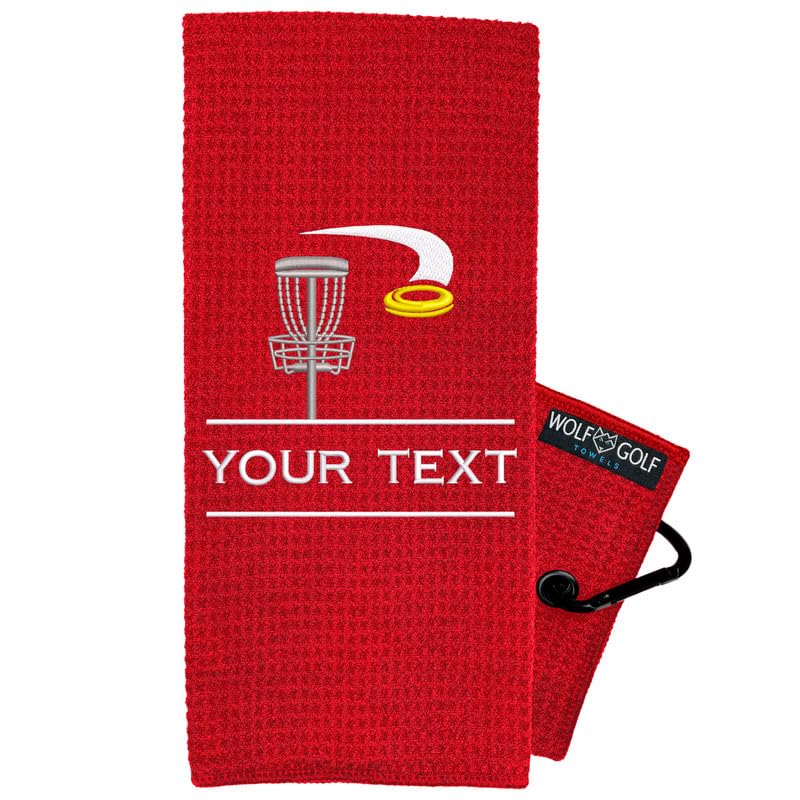 Amazon.com: Personalized Disc Golf Towel - Disc Golf Accessories - Disc ...