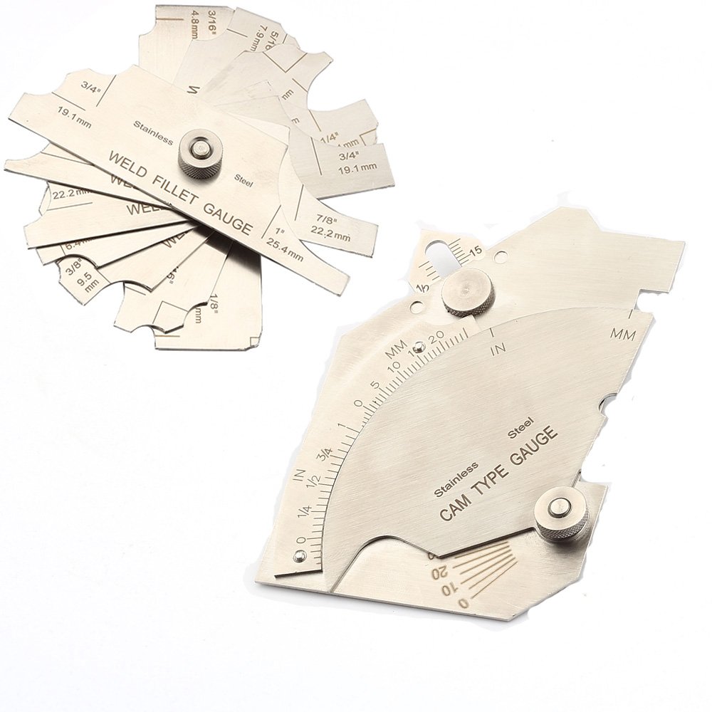 Buy Breynet Bridge Cam Gage Test Weld Gauge MG-8 + 7 Piece Stainless ...