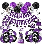 Birthday Decorations, Birthday Party Supplies Kit for Girls Women Happy ...