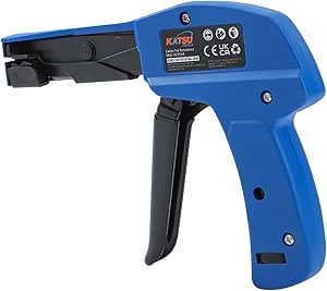 KATSU Tools Nylon Plastic Cable Tie Gun, Professional Cable Tie ...