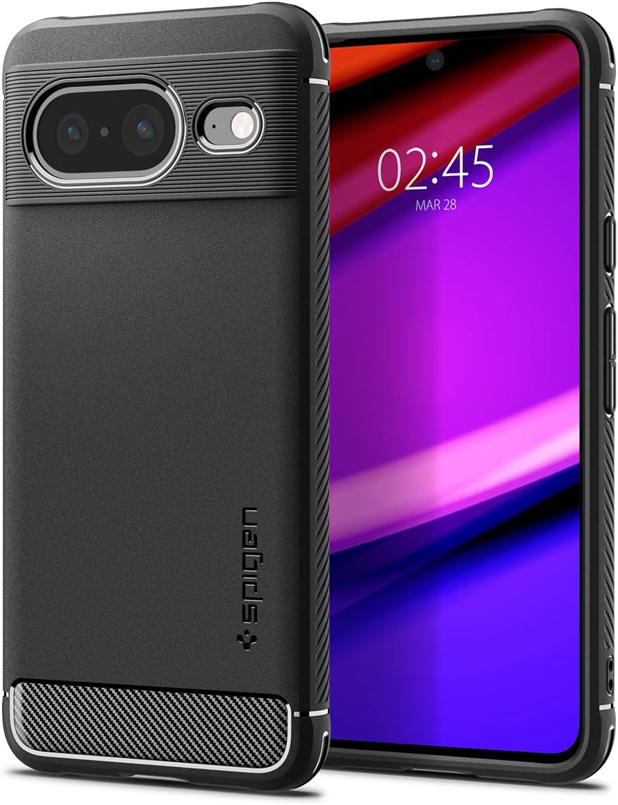 Spigen TPU Rugged Armor For Google Pixel 8 Case, Pixel 8 Back Cover ...