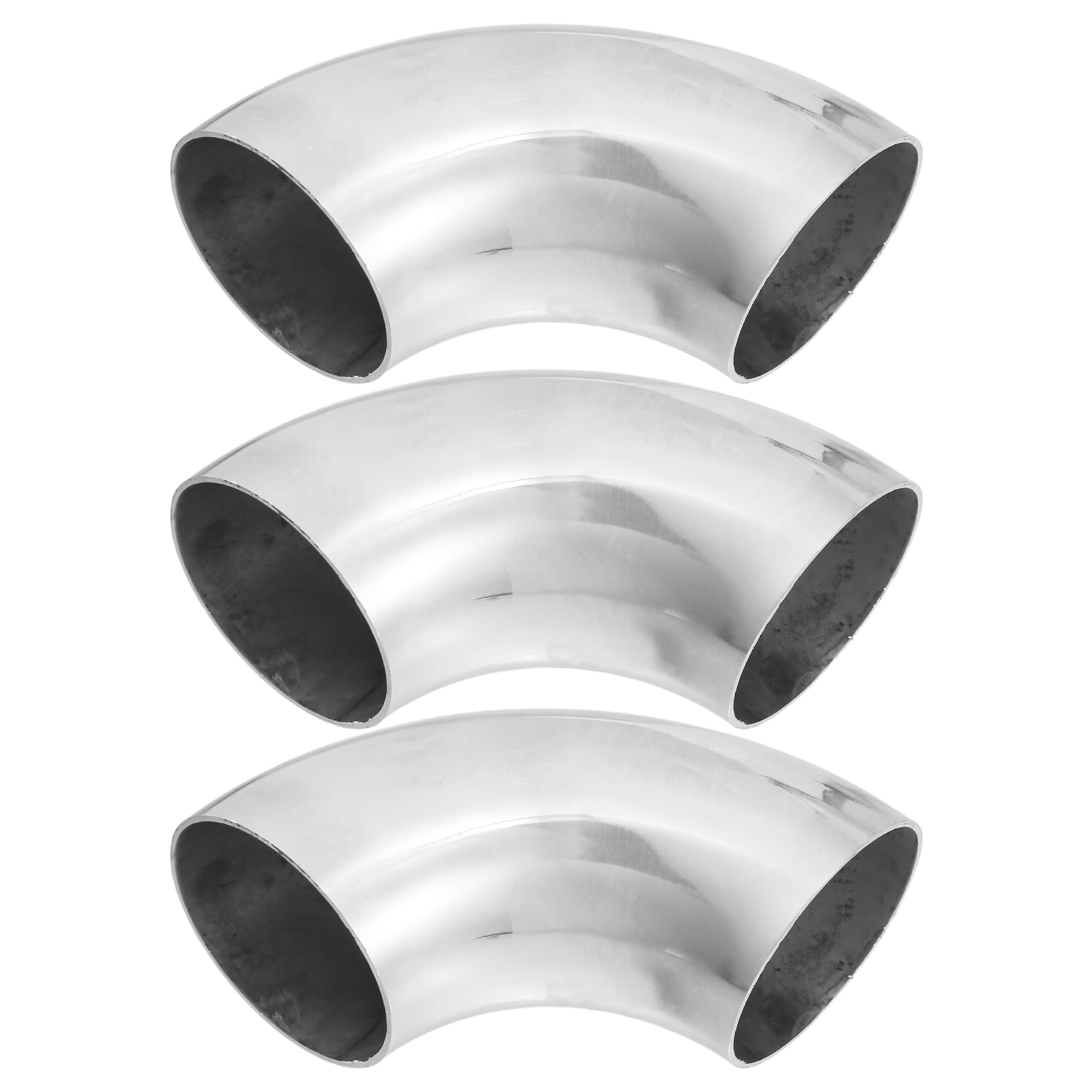Amazon.com: uxcell 3pcs OD 2.5 Inch 90 Degree Mandrel Bend Elbow SS304 ...