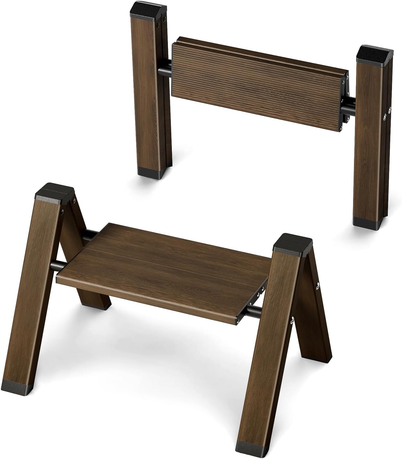 Amazon.com: Mayi Plus 1 Step Ladder,Lightweight Foldable Ladder with ...