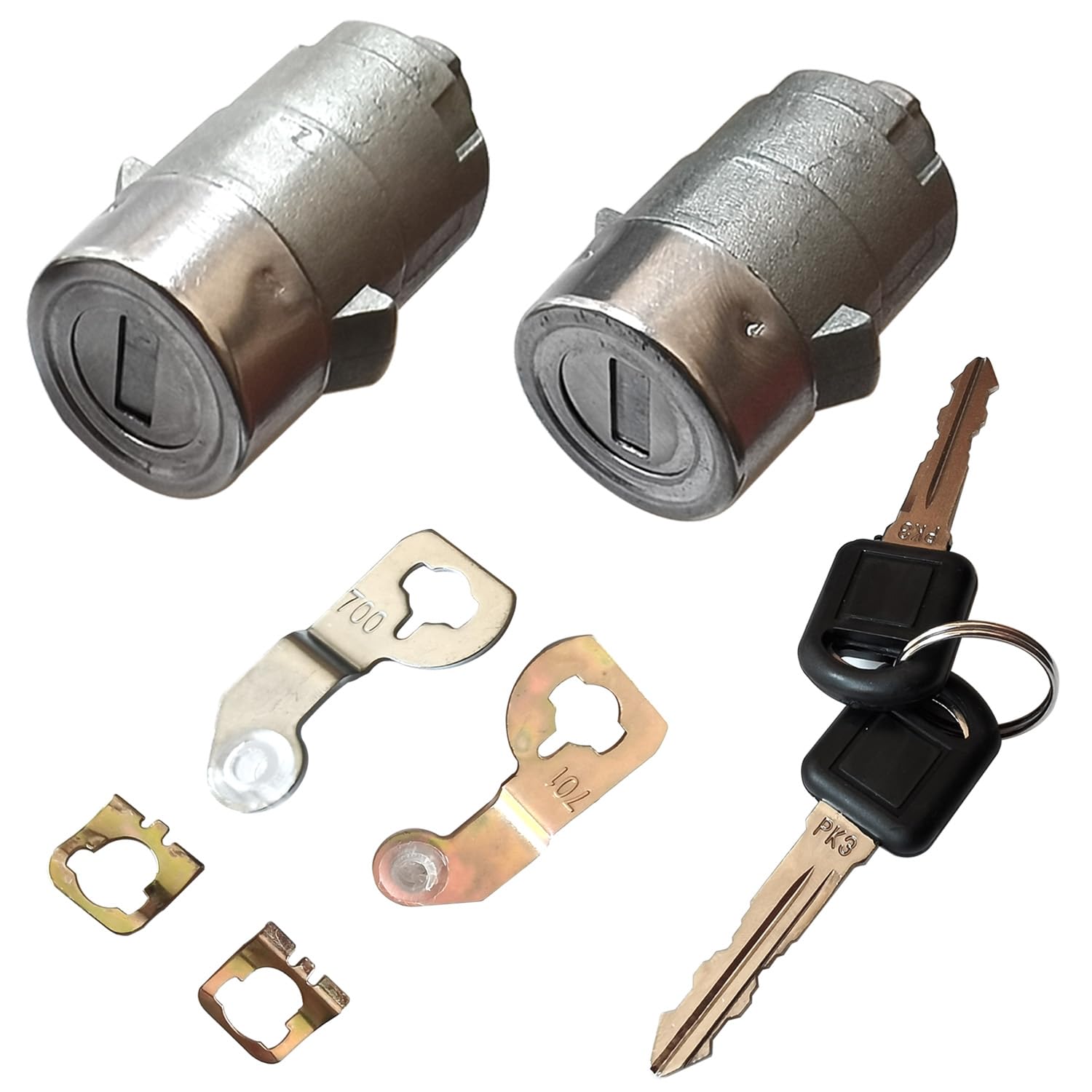 Amazon.com: Onthris 1 Pair Door Lock Cylinder Set w/Key for GMC Sierra ...