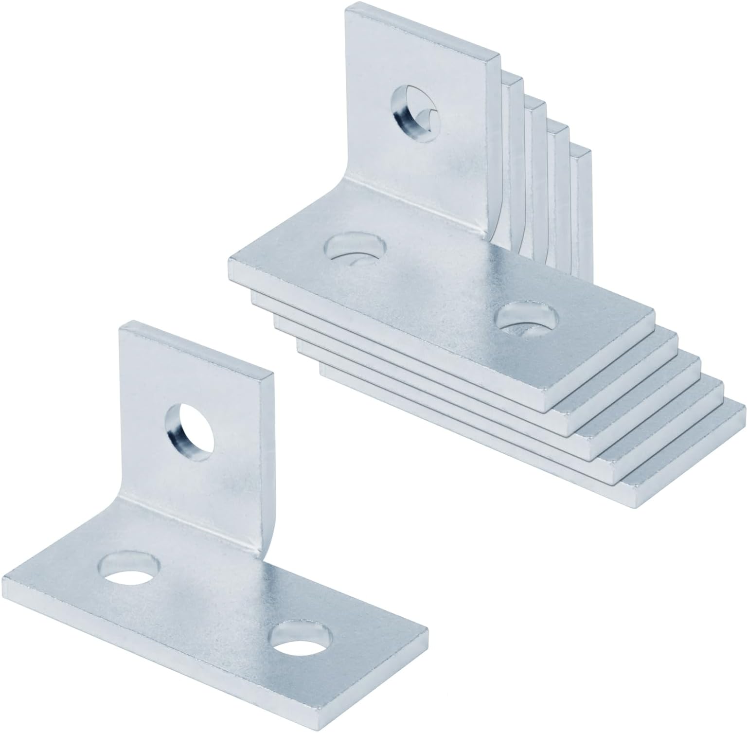 Amazon.com: 6 Pcs 3 Hole Offset Bent Angle Strut Fittings for 1-5/8 ...