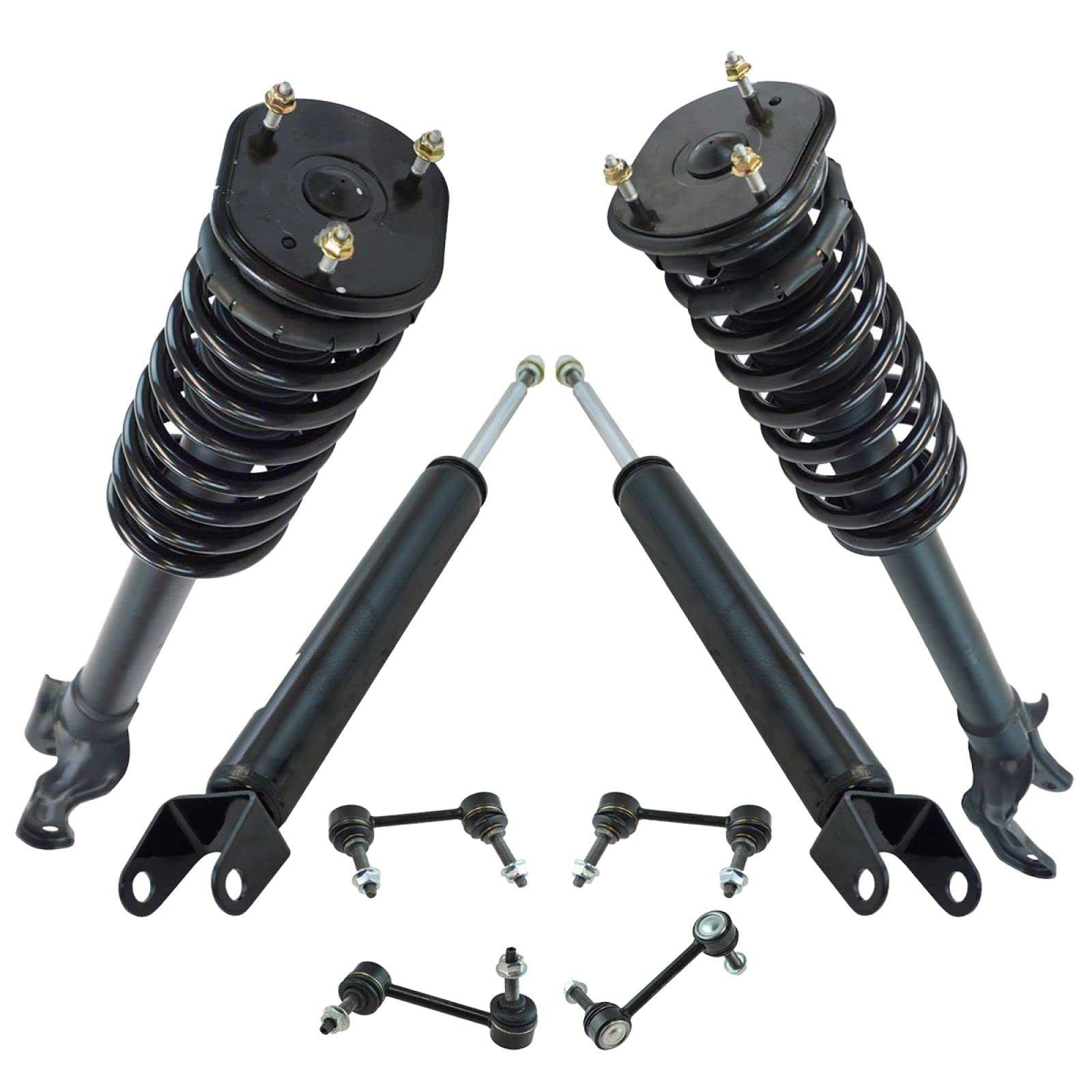 Amazon.com: TRQ Front and Rear Suspension Kit Complete Strut & Coil ...