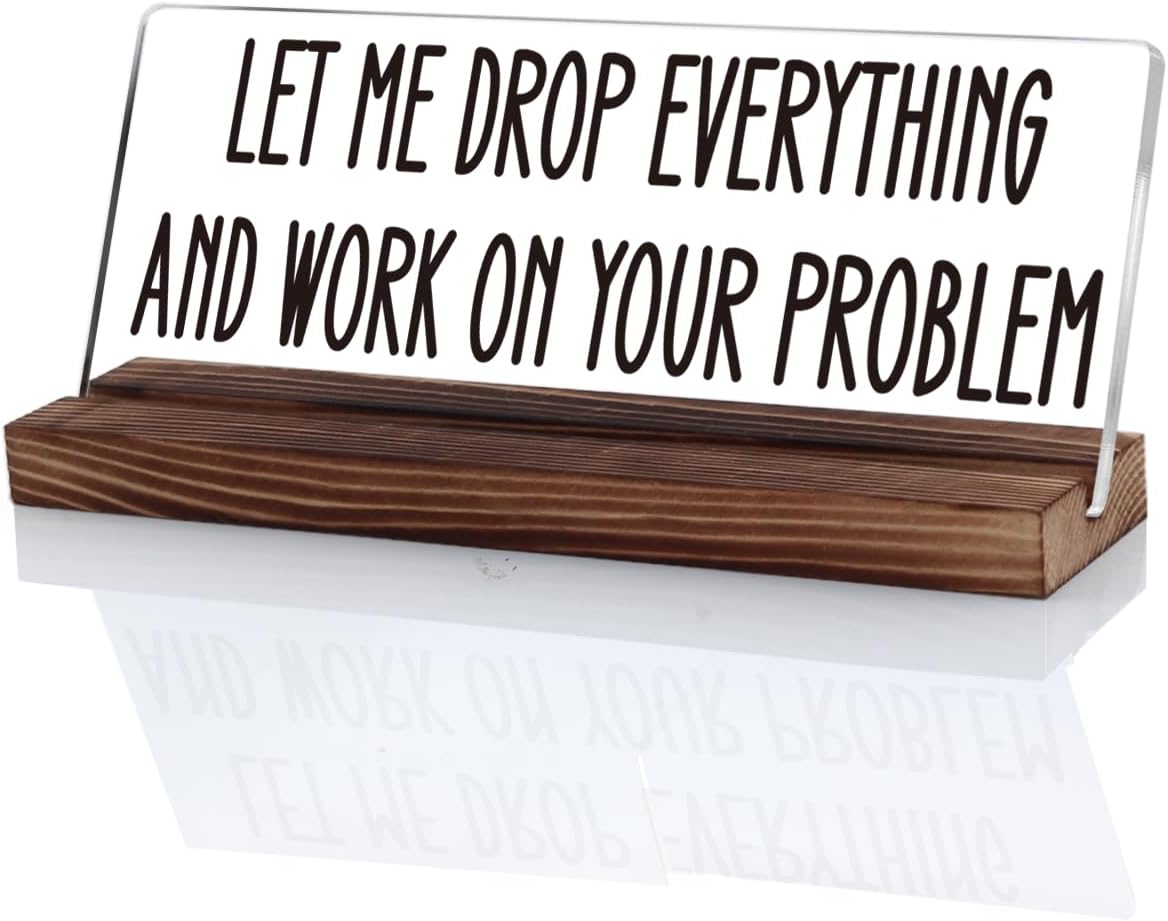 Amazon.com : Metal Signs Sure Let Me Drop Everything and Work on Your ...