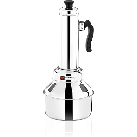 Butterfly Stainless Steel Premium Puttu Kodam Puttu Maker with Steamer ...