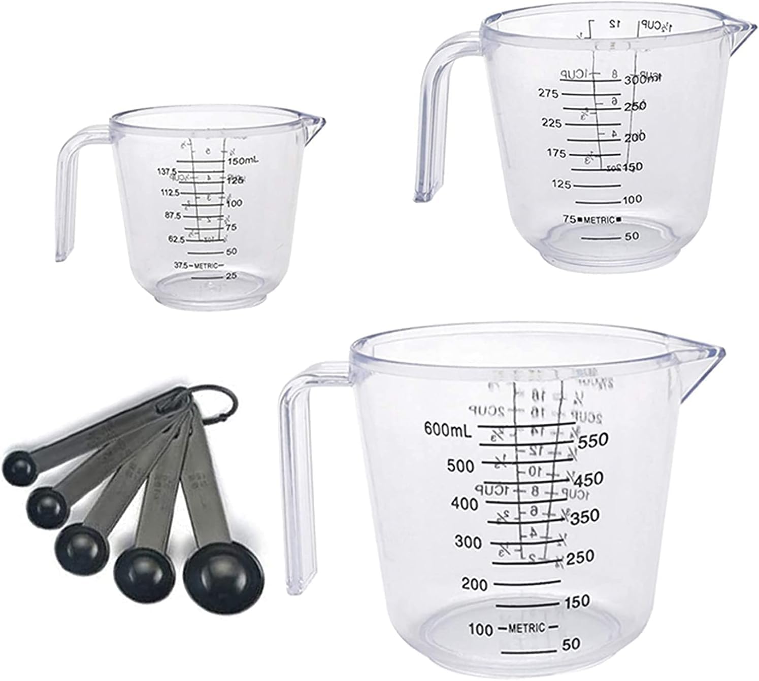 Chef Remi Measuring Jugs Set of 3 | Cooking and Baking Measuring Cups ...