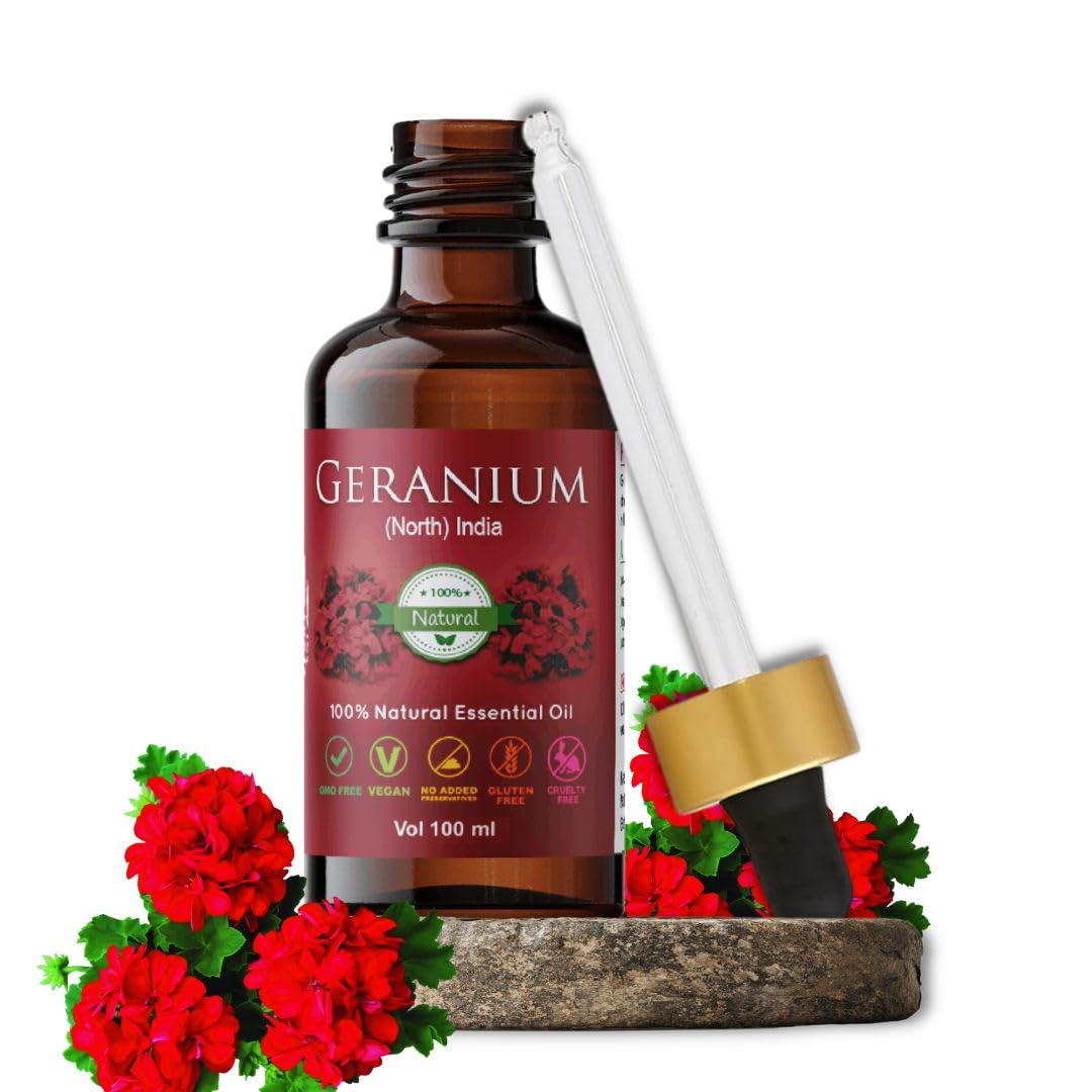 Blue Tree Aroma Geranium Essential Oil|Geranium (Pelargonium graveolens ...