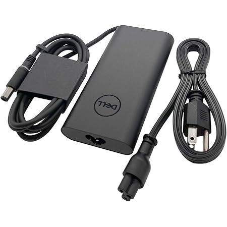 Amazon.com: Dell GaN Laptop Charger 180W Watt Barrel 7.4mm tip AC Power Adapter - Precision 7680 ...