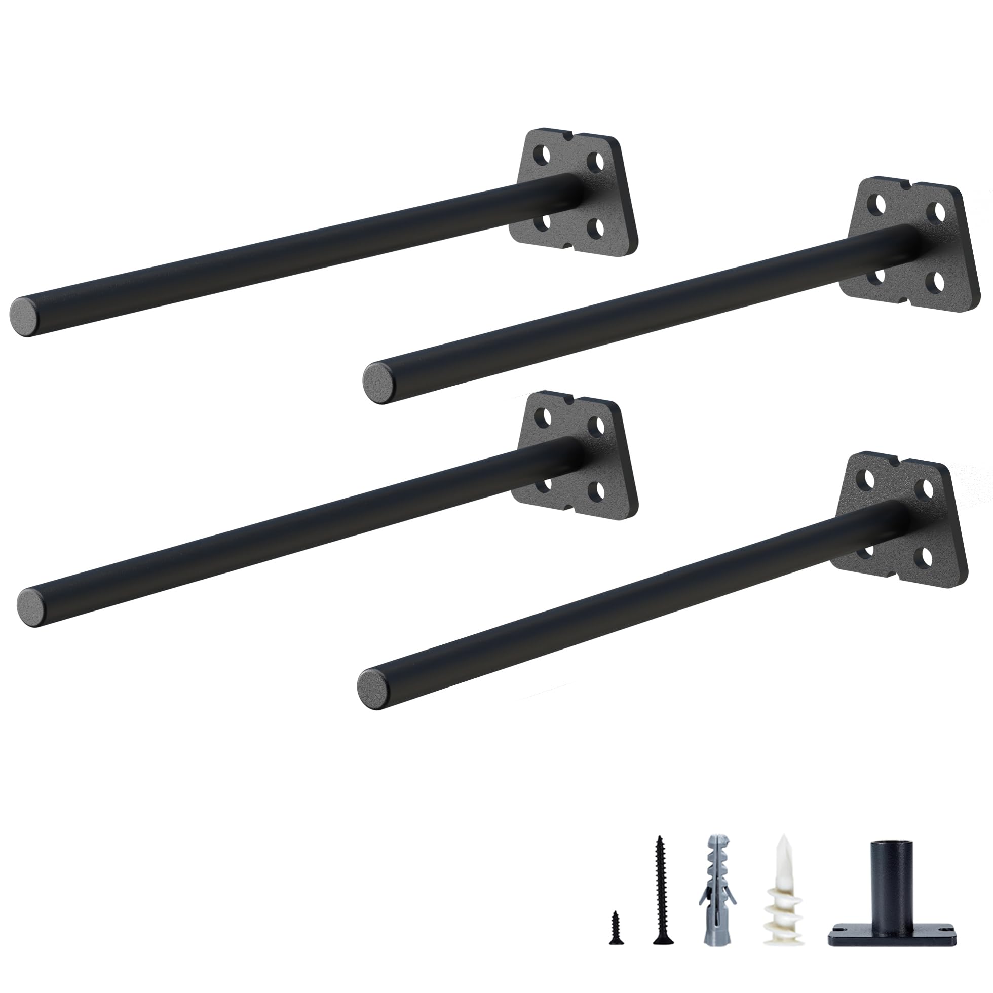 Amazon.com: NEODROP 4-Pack 10 Inch Hidden Floating Shelf Bracket, Heavy ...