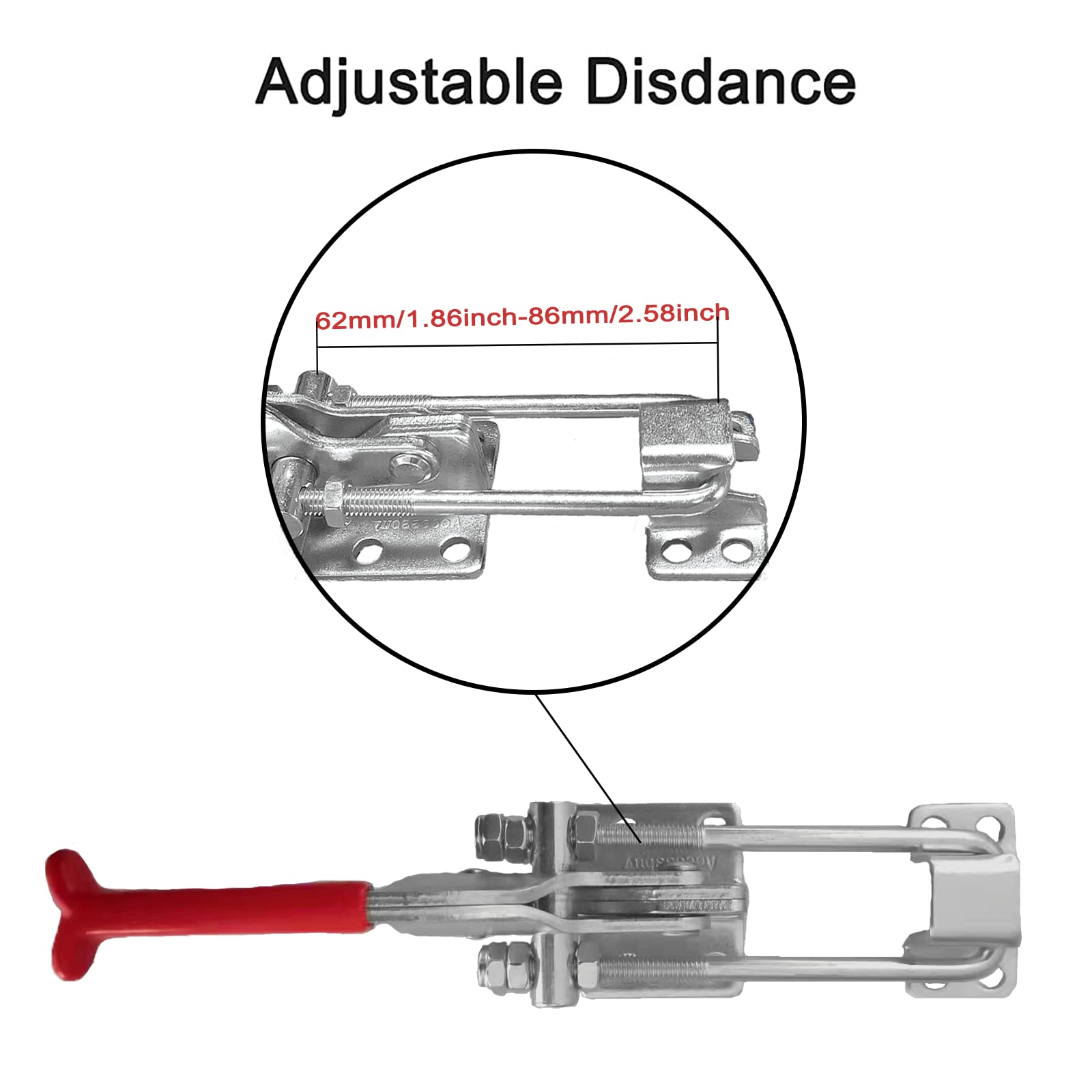 Snapklik.com : Accessbuy Toggle Clamp Latch, U-Bolt Self-Lock Large ...