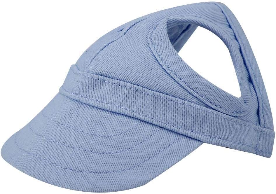 Amazon.com : Fdit Pet Dog Sun Protection Visor Hat with Adjustable ...