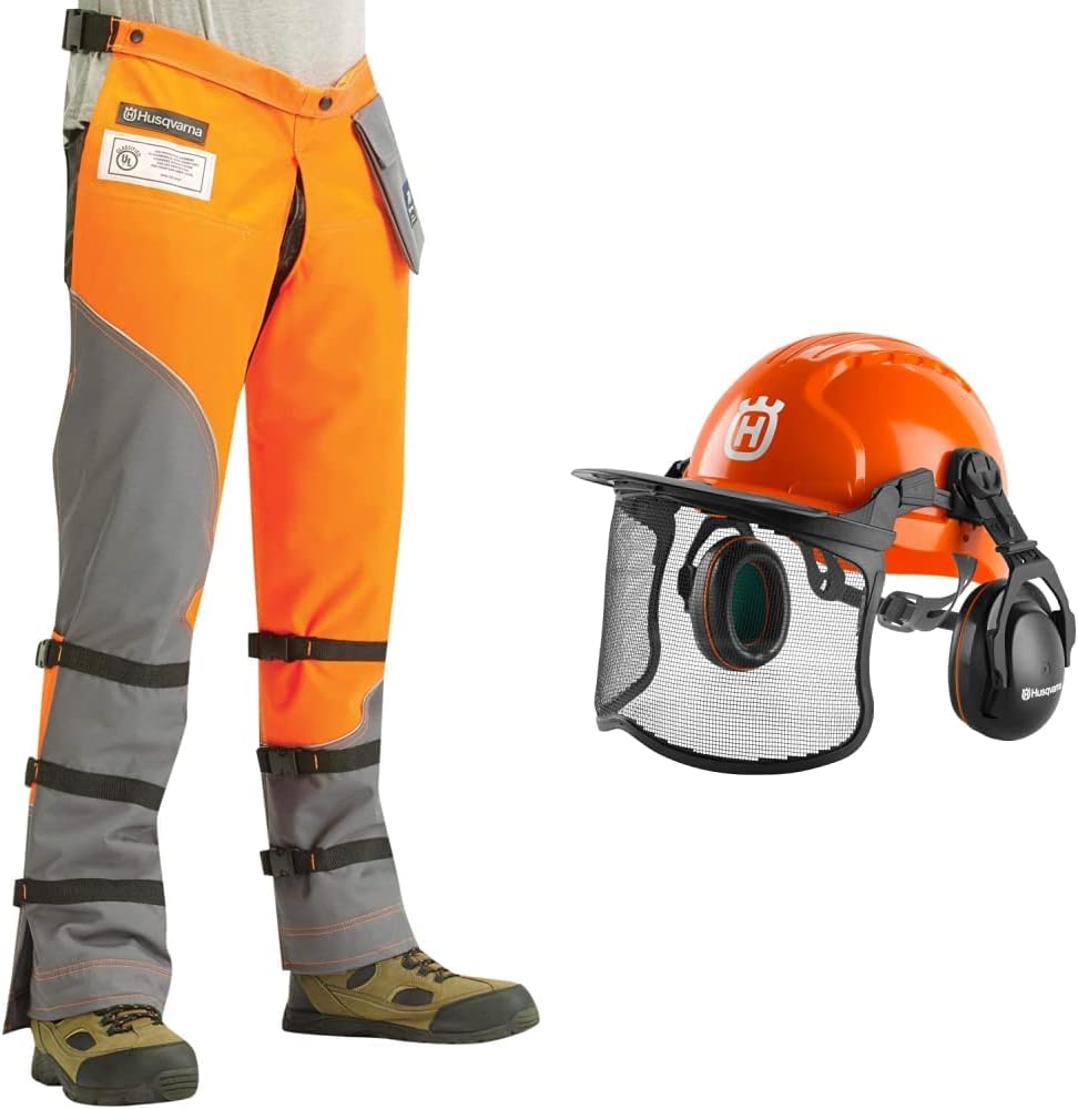 Amazon.com: Husqvarna Chainsaw Protective Apron Wrap Chaps and ...