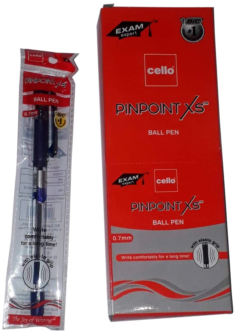 Cello Pinpoint Ballpoint Pens - Blue : Amazon.in: Office Products