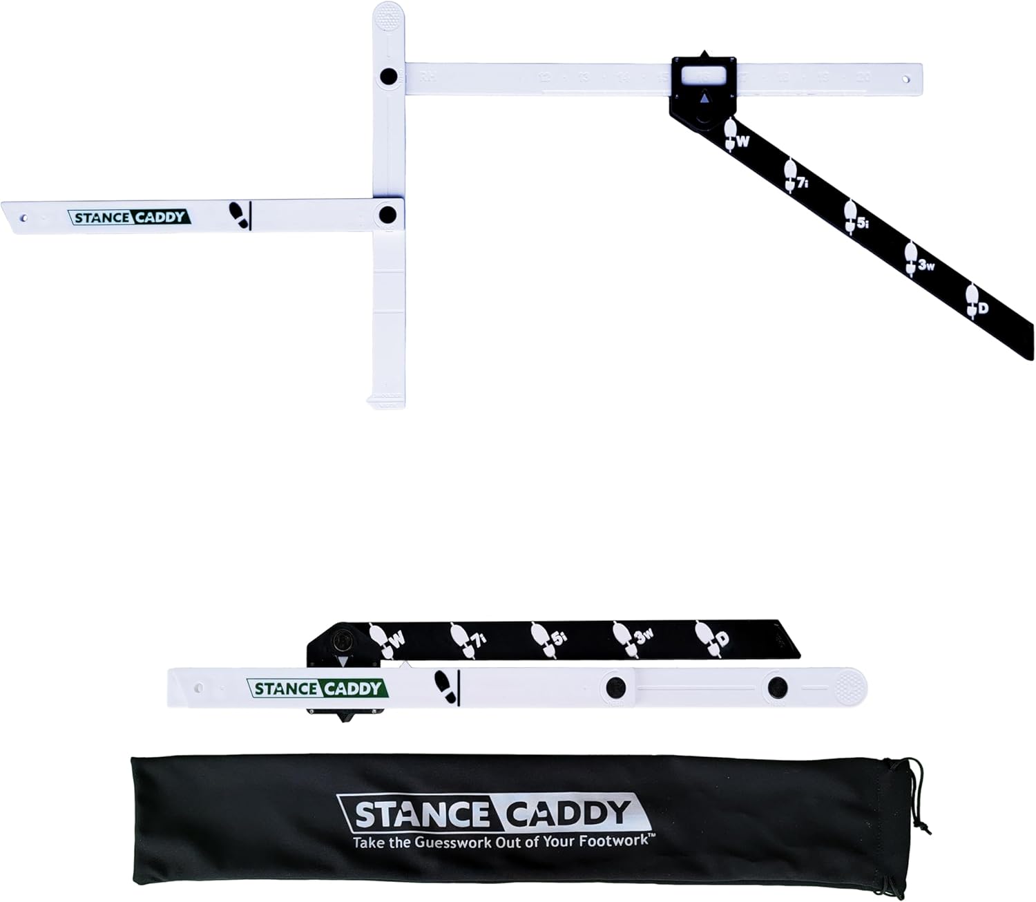 Stance Caddy Golf Stance and Alignment Training Aid - Customize to ...