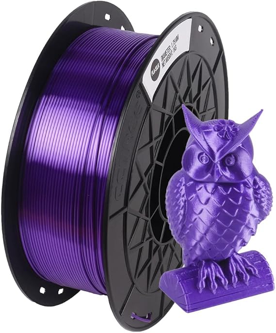 Review Casnorton CCTREE Silk Filament PLA 1.75MM Clog-Free Shiny 3D ...