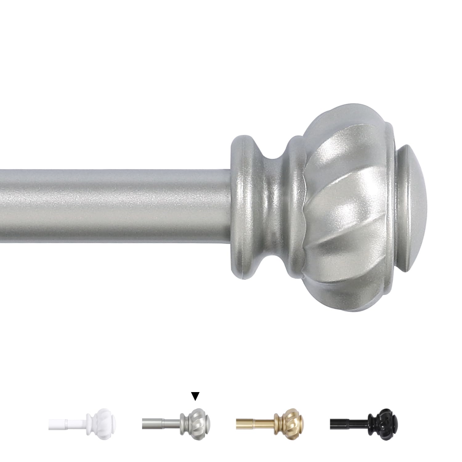 Amazon.com: H.VERSAILTEX Curtain Rods 16.2 to 90.6 Inch, 3/4" Window ...