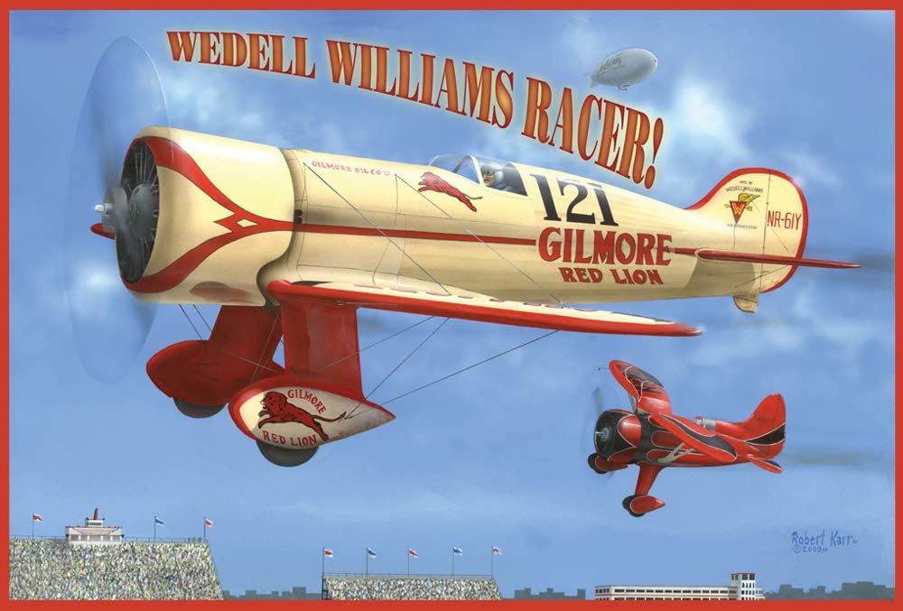 Amazon.com: Wedell Williams' 121 Gilmore Red Lion Racer Aircraft ...