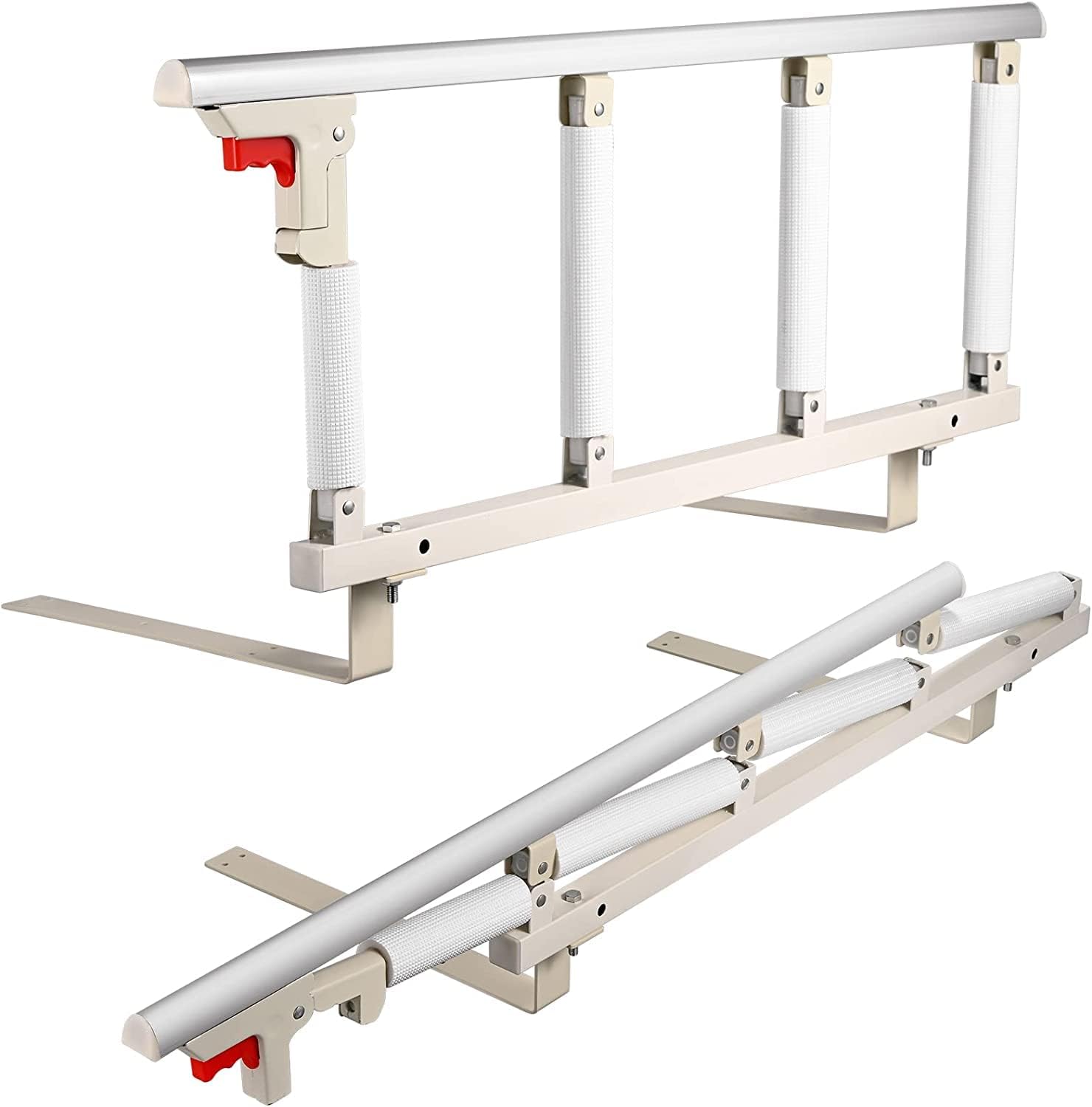 Foldable Bed Rail for Elderly Adults, Bed Side Safety Rail for Senior ...