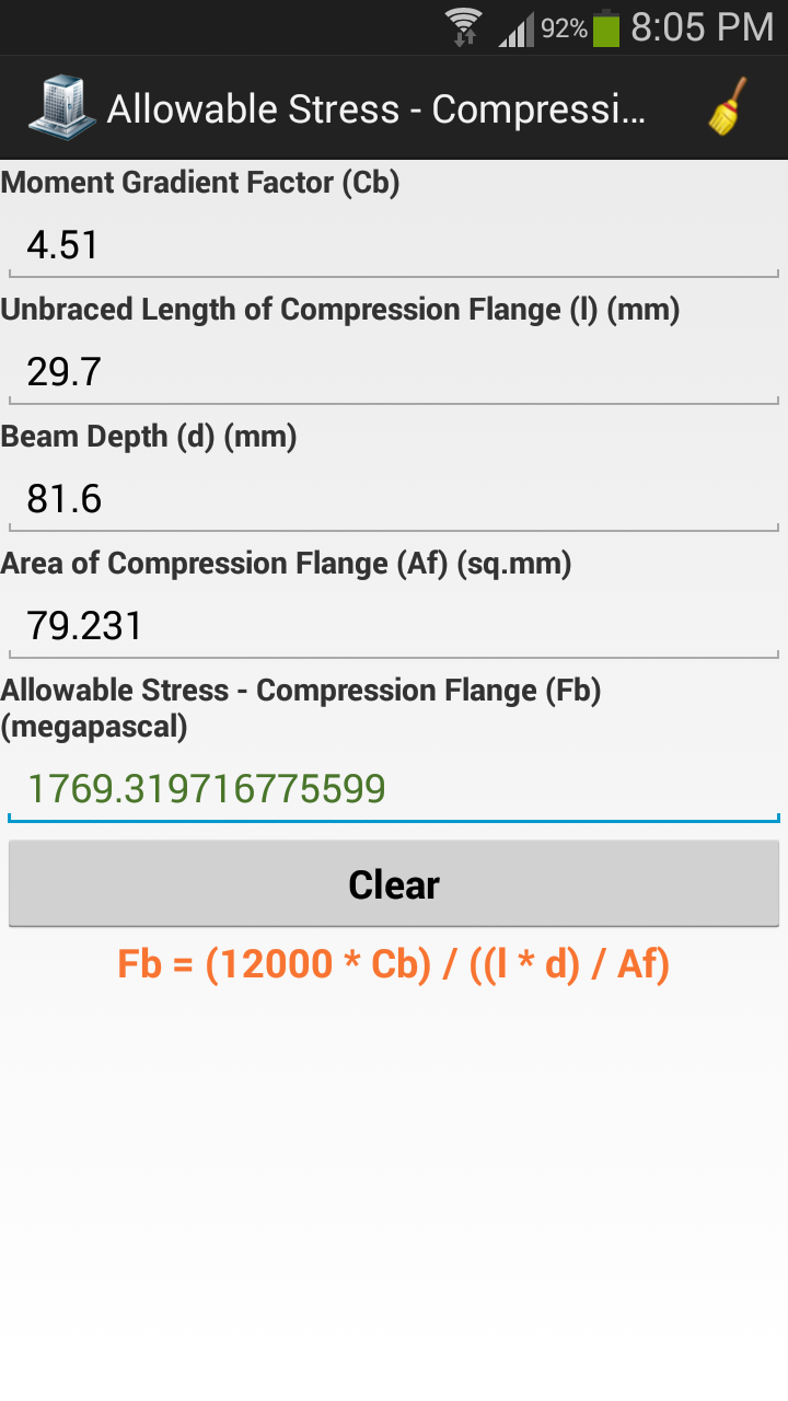 Structural Engineering Calculator - App on Amazon Appstore