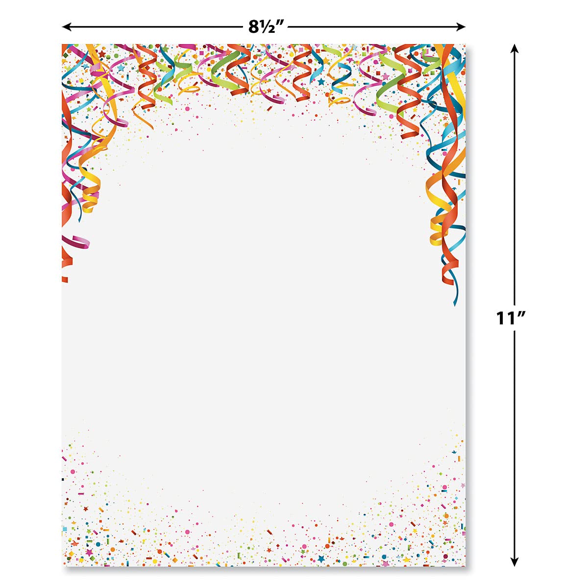 Snapklik.com : Current Celebration Confetti Letter Paper - Birthday ...