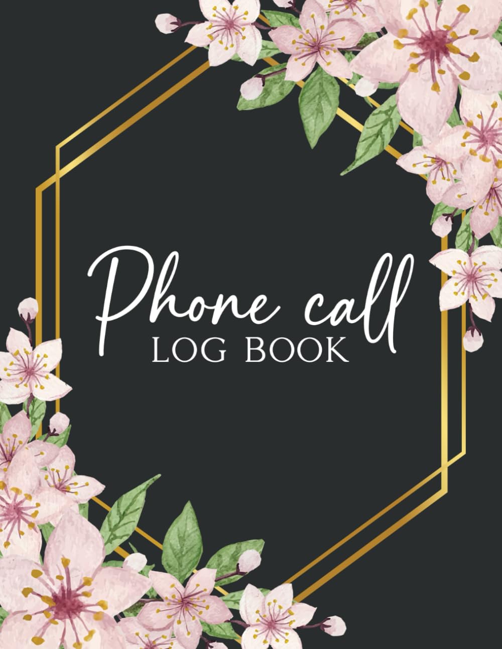Phone Call Log Book: Telephone Message and Voicemail Recording for Home ...