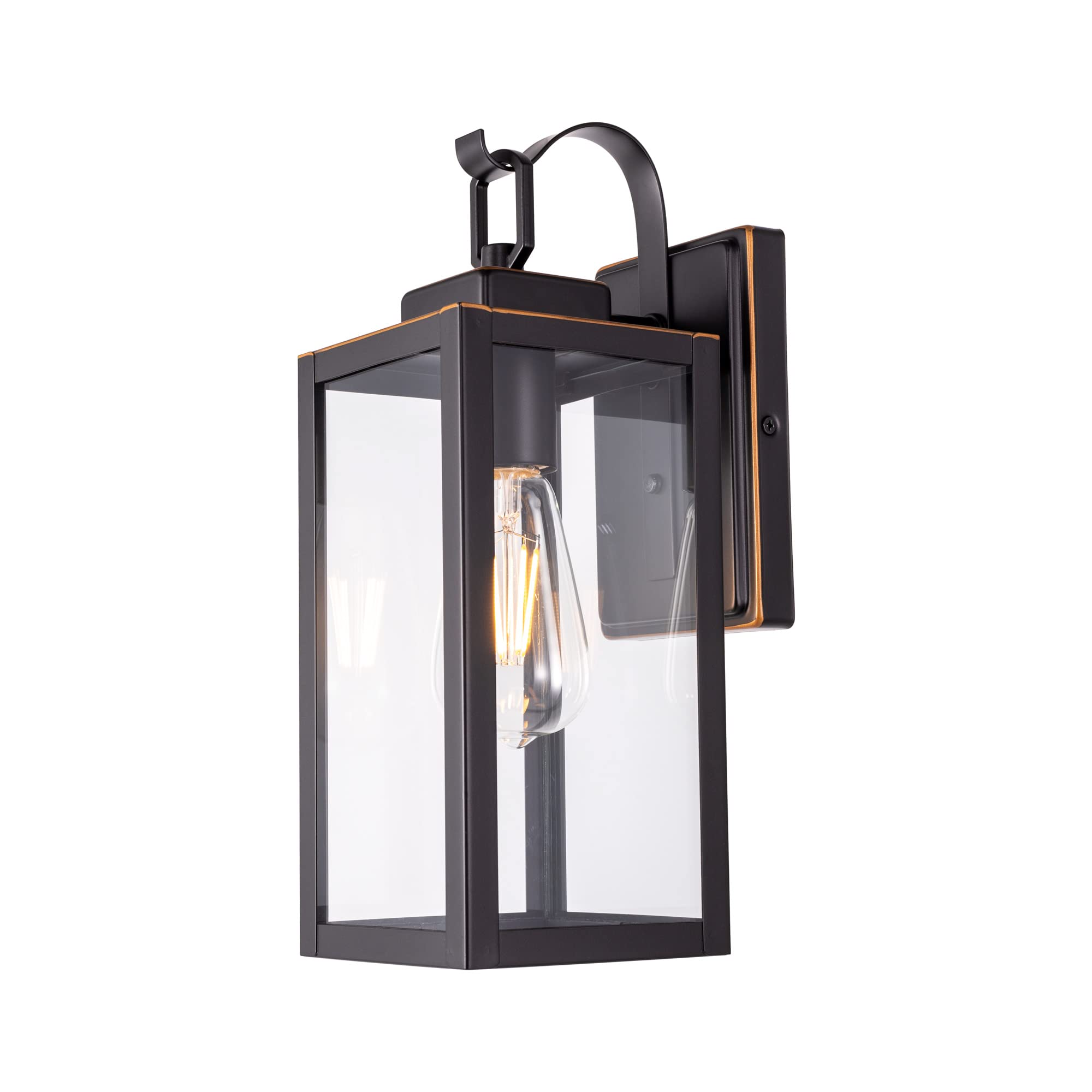 Gruenlich Outdoor Wall Lantern, Wall Sconce for Porch Lighting Fixture ...
