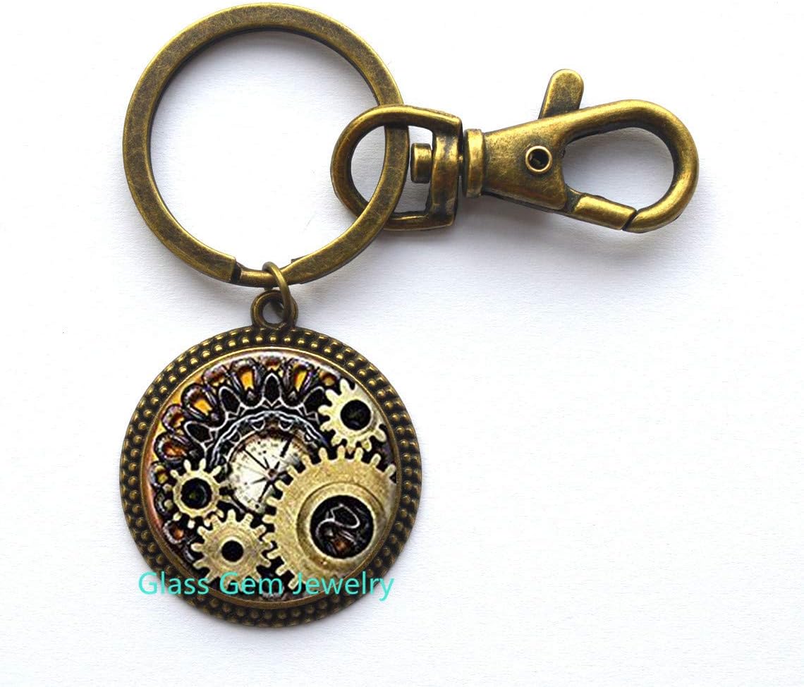 Amazon.com: Steampunk Compass Photo Cogs Steampunk Jewelry Steampunk ...