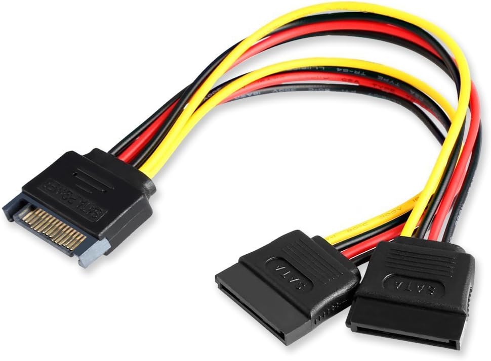 Cable Matters 3-Pack 4 Pin Molex to SATA Power Cable (SATA to Molex ...