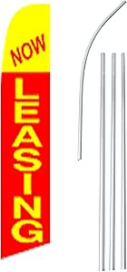 Amazon.com : NEOPlex - "Now Leasing " - Floppy Flappy Flutter Flag and ...