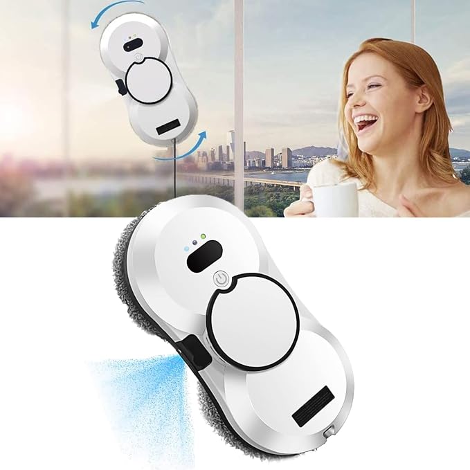 MAKINGTEC Glass Cleaning Robotic Vacuum, Window Cleaner Robot ...