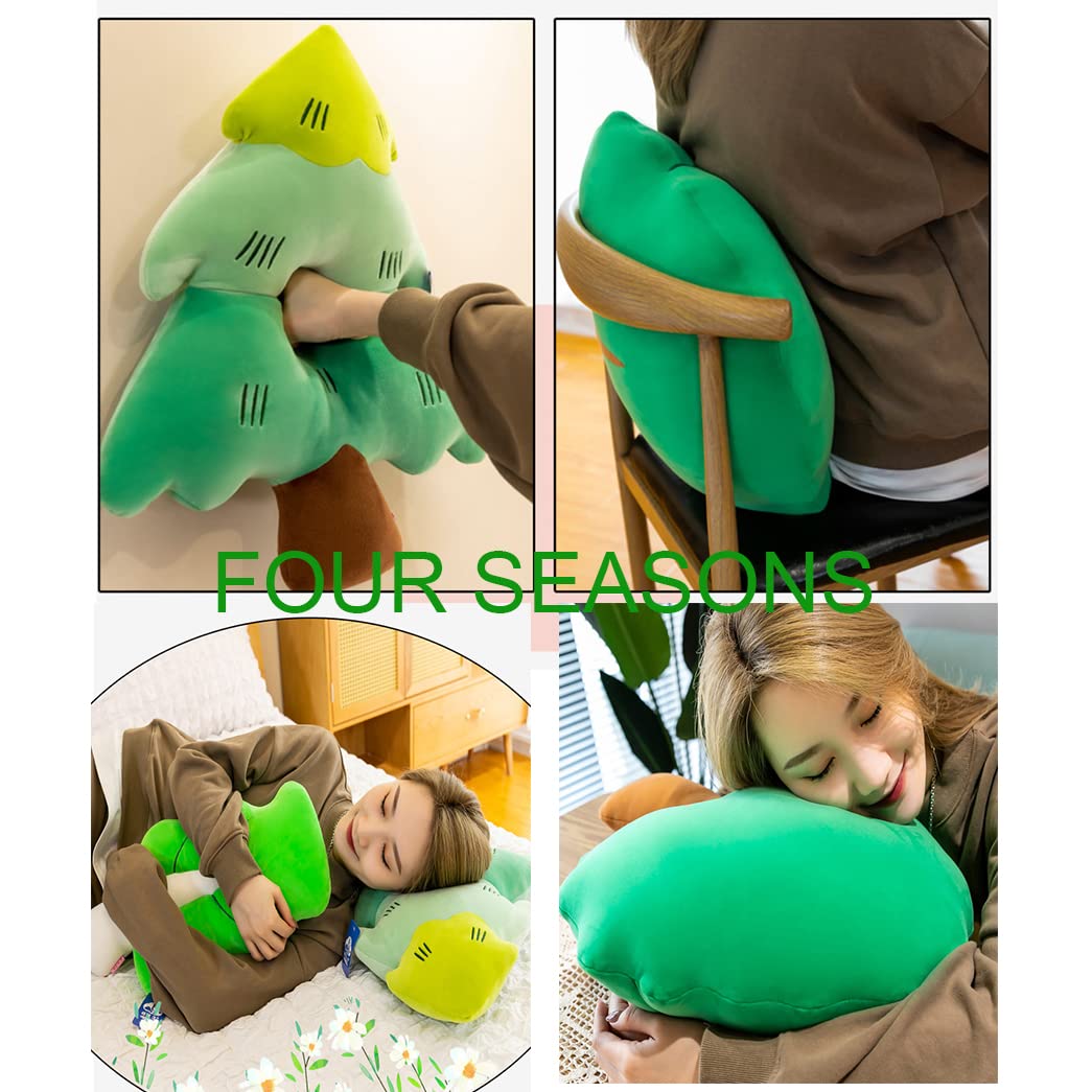 50cm Squishy Plant Pillow Colorful Apple Tree Maple Leaf