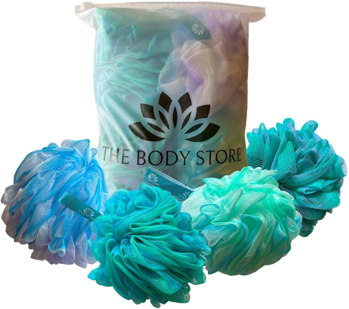 Amazon.com: MZA Body Store - 4 Pack Loofah Sponge 75g/Piece, Body ...