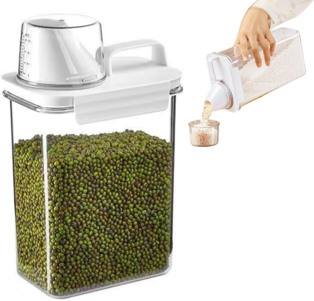 Amazon.com: ZNZNANG Rice Airtight Dry Food Storage Containers with ...