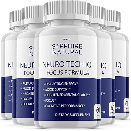 Amazon.com: (5 Pack) Neuro Tech IQ NeuroTech IQ Pills Brain Supplement ...