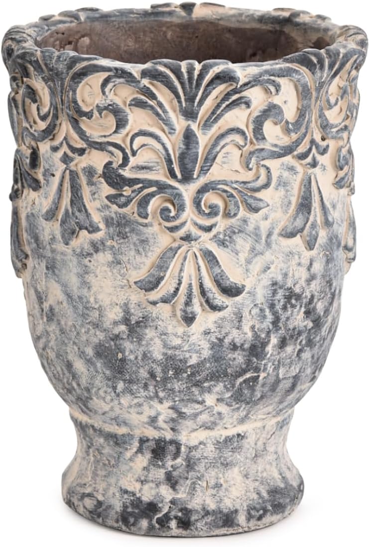 Amazon.com: Esschert Design AT01 Aged Terracotta Round Pots (Set of 3 ...