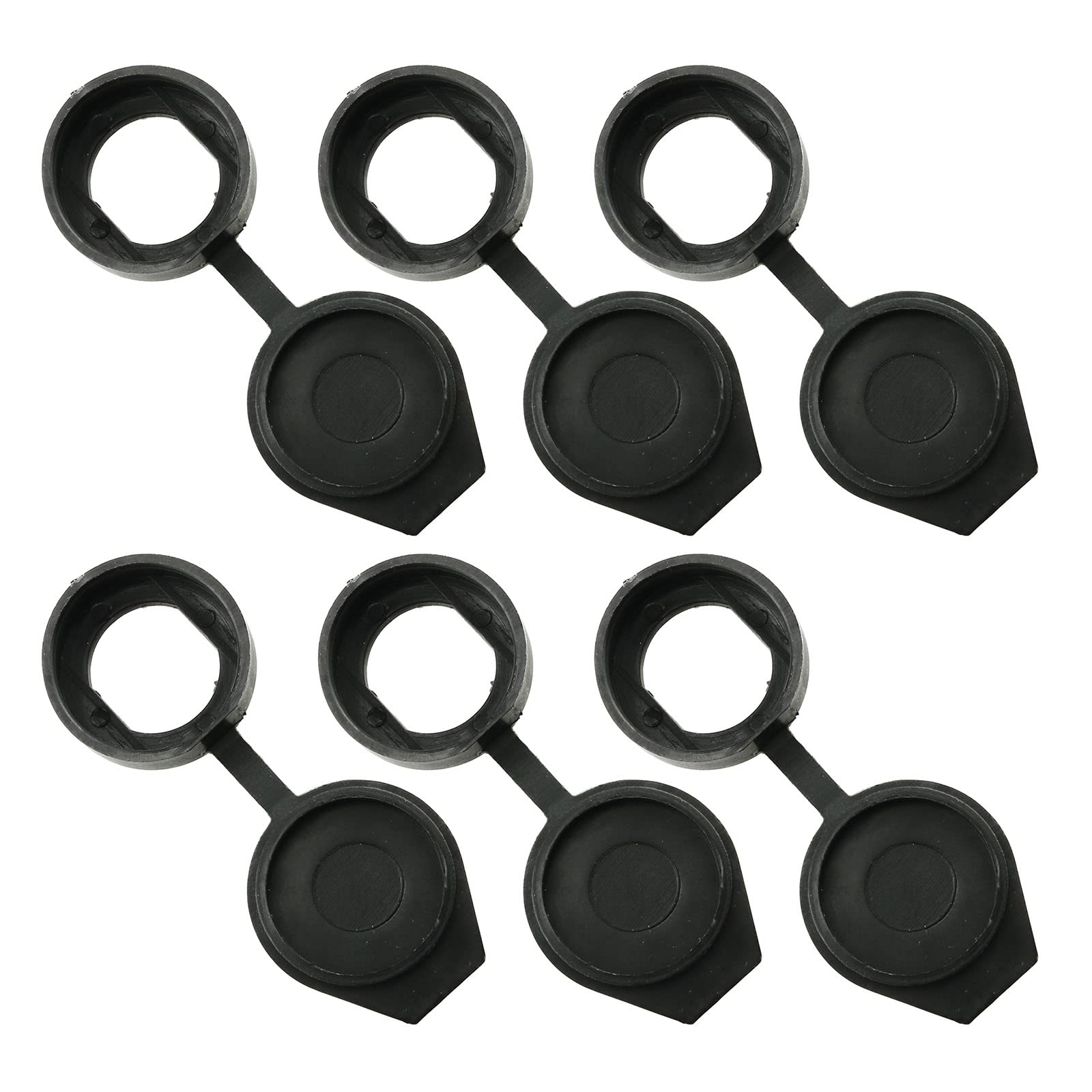 E-outstanding 6Pcs Door Lock Dust Cover Rubber Waterproof Caps Prevent ...