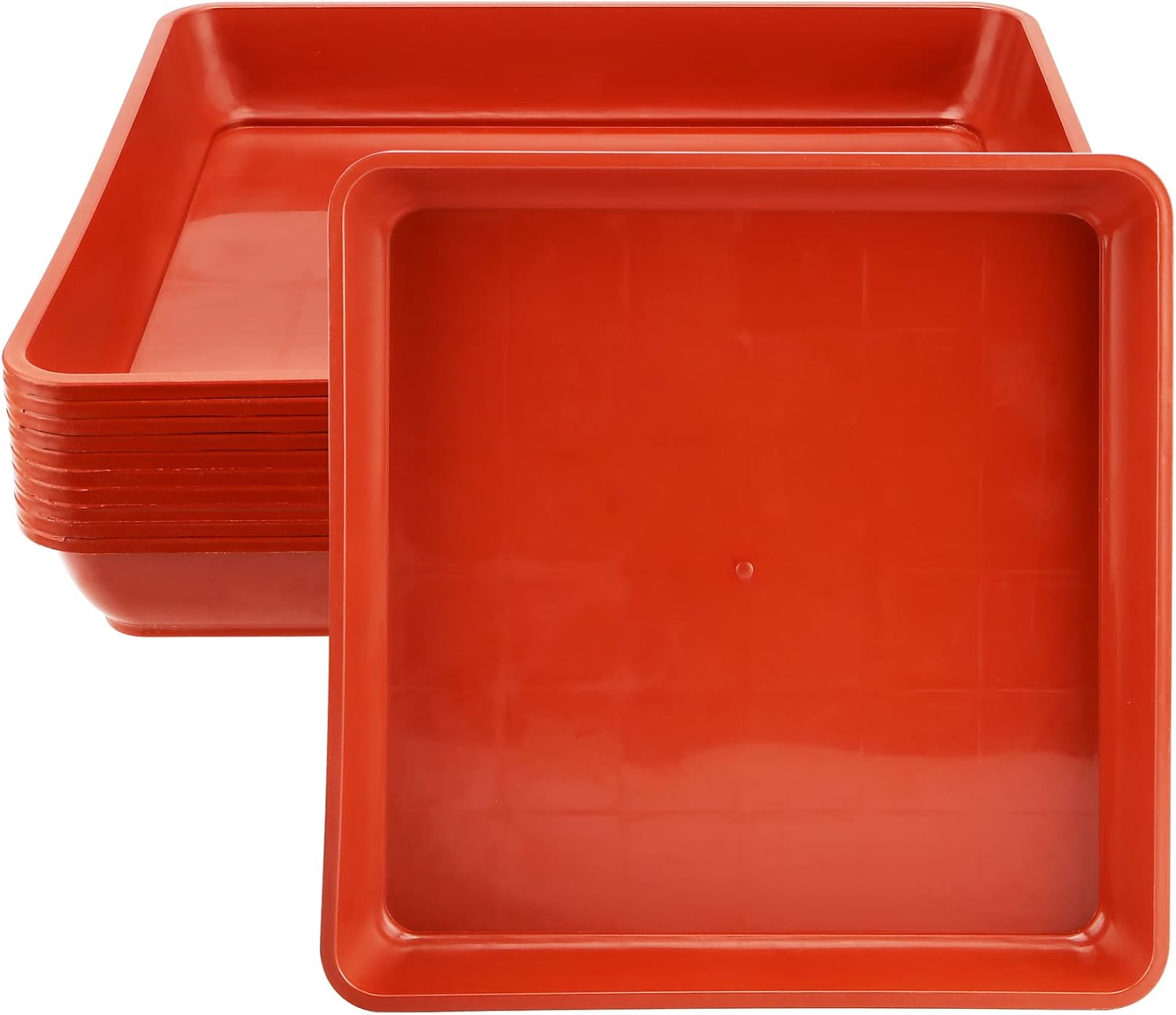 MUKLEI 10 Pack 12 Inch Square Plant Saucer, Flower Pot Square Drip ...
